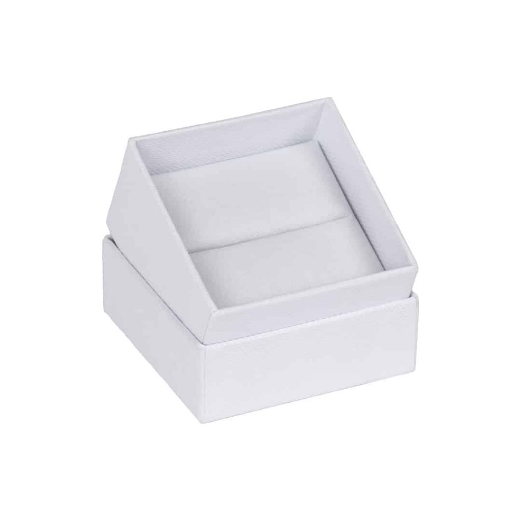 Ring box with a flocked velvet trench insert - cardboard - Grant Austin ...